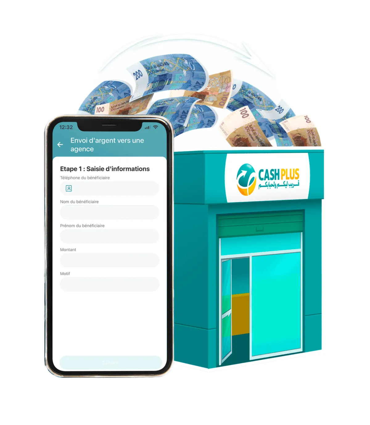 Transfert d’argent rapide et digital – National & international | Cash Plus